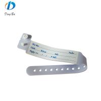 China Skin Friendly PVC RFID Baby Wristband 170x18mm Waterproof Anti Allergy Hospital ID for sale