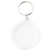 China Clear Acrylic Keychain 20pcs for Photo Card Number Card Deposit Bag Pendant for sale