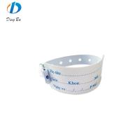 China Skin Friendly PVC RFID Baby Wristband 170x18mm Waterproof Anti Allergy Hospital ID for sale