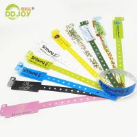 China Disposable ID Wristbands Waterproof and Personalised Plastic Solution for Events for sale