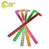 China Custom Soft PVC Wristband 250x25mm for Events VIP Admission One-Time Access for sale
