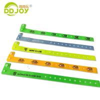 China Custom Soft PVC Wristband 250x25mm for Events VIP Admission One-Time Access for sale