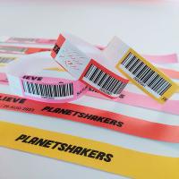 China Custom Blue Tyvek Wristbands for Events 250x25mm Dupont Paper Band for sale