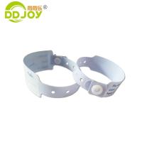 China Blue PVC RFID Wristband 250x25mm with Custom Logo for Newborn Baby Identification for sale