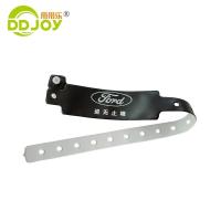 China Custom Neon PVC Wristband 250x25mm Waterproof Tear Resistant for Events Festivals for sale