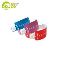 China Custom Logo Waterproof Composite Paper Wristband 250x25mm for Events and Pool Parties for sale