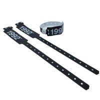 China Custom PVC Vinyl Wristband Bracelets for Events Festival 250x25mm 250x16mm for sale