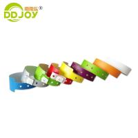 China Custom Logo Waterproof Composite Paper Wristband 250x25mm for Events and Pool Parties for sale