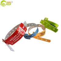 China Custom Reflective PVC Wristband 250x25mm Neon Color Waterproof Disposable for Events for sale