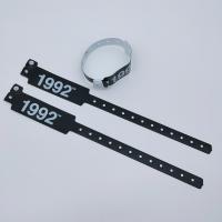 China Custom PVC Vinyl Wristband Bracelets for Events Festival 250x25mm 250x16mm for sale