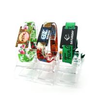 China Custom Polyester Fabric Wristbands 350x15mm for Concert Tickets Events Promotional Gifts for sale