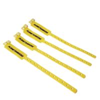 China Customizable PVC Wristband 250x25mm Waterproof Tear Resistant for Events Festivals for sale