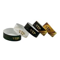 China Tyvek Wristband 250x25mm Solid Color Bracelet for Children Events Party for sale