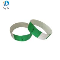 China Tyvek Wristband 250x25mm Solid Color Bracelet for Children Events Party for sale