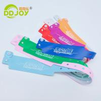 China Custom PVC Vinyl Wristband 250x25mm for Festival Events VIP Admission Waterproof for sale