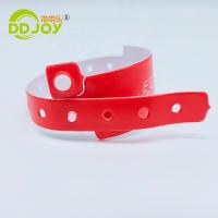 China Custom PVC Vinyl Wristband 250x25mm for Festival Events VIP Admission Waterproof for sale