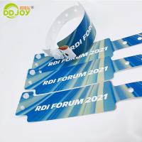 China Custom Waterproof PE Wristband 250x25mm for Events Clubs Parks with Logo Printing for sale