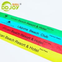 China Custom Printed Tyvek Wristband 250x25mm Waterproof Disposable for Easter Events for sale