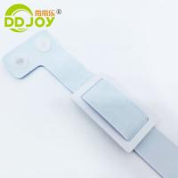 China Custom Logo Bracelets L Shape PVC Vinyl Material Writable Smart RFID Chip Wristband for sale