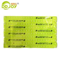 China Eco-friendly PVC Plastic Bracelet 250mm x 25mm Reflective Wrist Band for Anniversary Promotion for sale