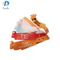 China Custom Logo Soft PVC Wristband 250x25mm Waterproof Vinyl Bracelet for Events for sale