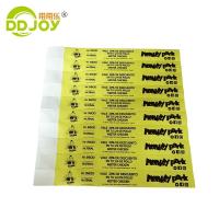 China Custom Tyvek Wristband 250x25mm Full Color Event Security Entry VIP Party for sale