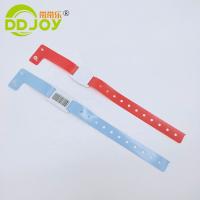 China Waterproof Disposable L Shape 13.56MHz RFID PVC Wristband 250x16mm for Medical Events for sale