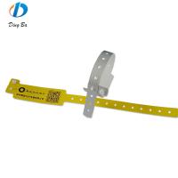 China Wholesale QR Code Composite Plastic Wristband 250mm x 25mm for Hotel Resort Waterproof Anti-Alcohol for sale