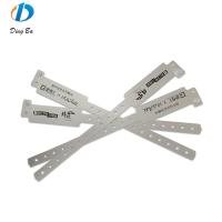 China Wholesale QR Code Composite Plastic Wristband 250mm x 25mm for Hotel Resort Waterproof Anti-Alcohol for sale
