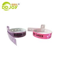 China Custom Neon PVC Wristbands 250x25mm Waterproof Adjustable for Festivals Events for sale