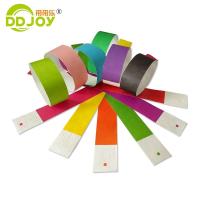 China Custom Tyvek Paper Wristbands 250x25mm Waterproof Tear Resistant for Events Festivals for sale