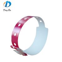 China Custom Logo Plastic Wristbands 250x25mm Waterproof Composite Bracelet for Events for sale