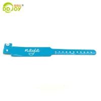 China Clear Identification PVC Button Bracelets One Time and Customized Design for Hotels for sale