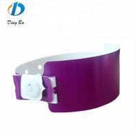 China Custom Plastic Wristbands 250x25mm Unisex Festival Event Wristbands Red Color Waterproof for sale