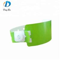 China Custom Plastic Wristbands 250x25mm Unisex Festival Event Wristbands Red Color Waterproof for sale