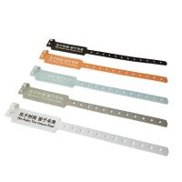 China Custom PVC Vinyl Wristbands 250x25mm Monochrome Printing for Events Party for sale