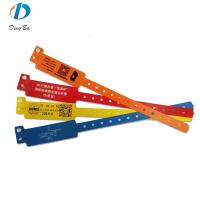 China Custom Composite Plastic Wrist Bands 250x25mm for VIP Club Admission ID Bracelets for sale