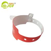 China Custom Neon PVC Wristbands 250x25mm Waterproof Festival Vinyl Bracelet for sale