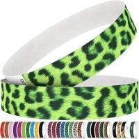 China Tyvek Adhesive Wristband 250x19mm Waterproof Dupont Paper Bracelet for Events for sale