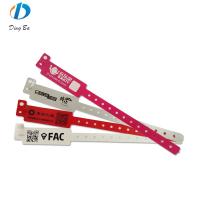 China Custom Composite Plastic Wrist Bands 250x25mm for VIP Club Admission ID Bracelets for sale