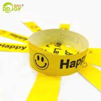 China Tyvek Adhesive Wristband 250x19mm Waterproof Dupont Paper Bracelet for Events for sale