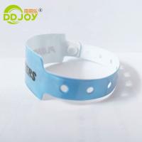 China Custom Logo PVC Vinyl Wristbands 250x25mm for Amusement Park Events Waterproof for sale