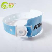 China Custom Logo PVC Vinyl Wristbands 250x25mm for Amusement Park Events Waterproof for sale