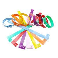 China Custom Logo PVC Wristband 250x16mm L Shape for Events Festivals Adult Size for sale