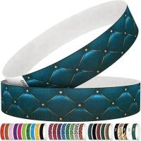 China Custom Logo Tyvek RFID NFC Sticker Wristband 250x25mm for Events for sale