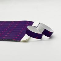 China Customized Tyvek Wristband 250x19mm Printed DuPont Admission Ticket for Events for sale