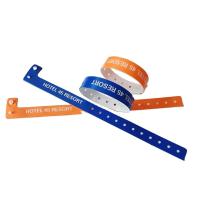 China Composite Material L Shape Adult Size PVC Vinyl Wristbands 250x25mm 250x16mm for sale