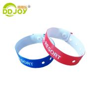 China Composite Material L Shape Adult Size PVC Vinyl Wristbands 250x25mm 250x16mm for sale