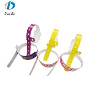 China Custom Synthetic Paper Wristband 250x25mm Violet for Events Festival Promotional Use for sale