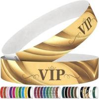 China Custom Logo Waterproof Tyvek Wristbands 250x25mm for Events Parties for sale